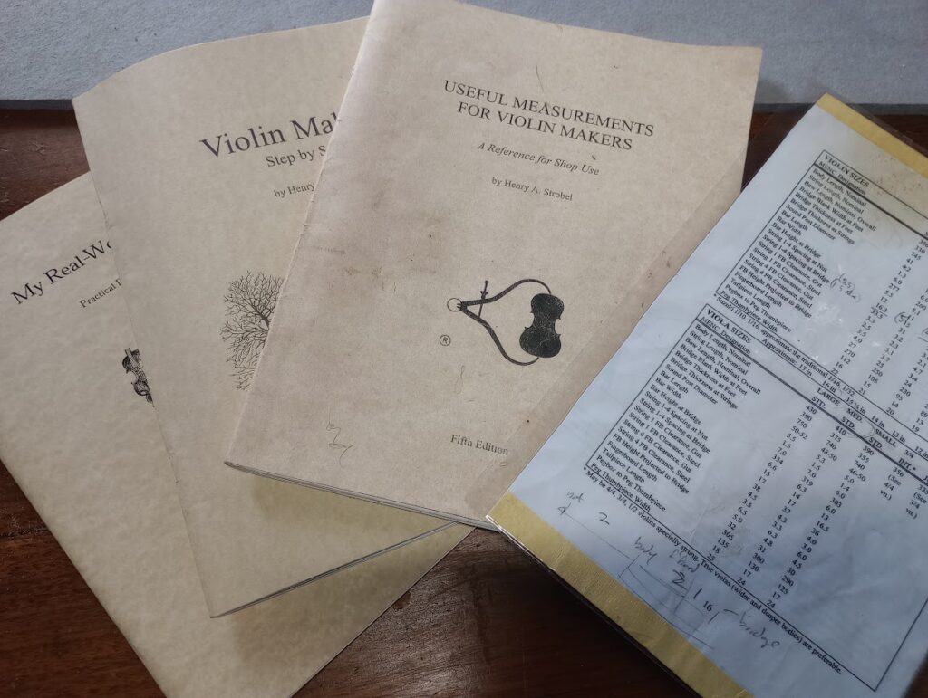 Exploring the Henry Strobel Violin Making and repairing Books - Fiddler ...